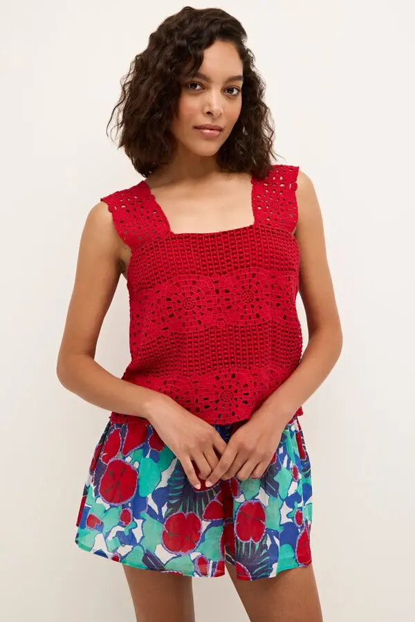 MARIE OLIVER Keeley Crochet Top