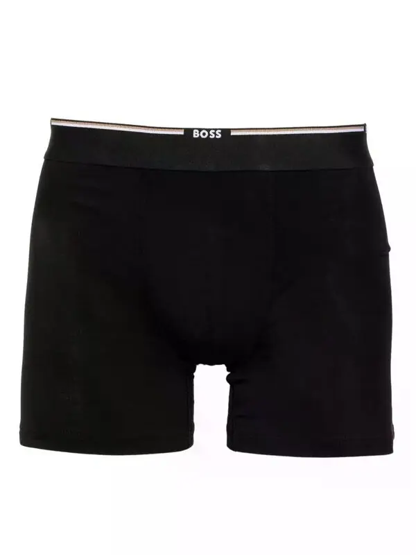BOSS Three-pack Of Boxer Briefs In A Bamboo Blend