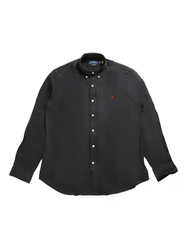 Polo Ralph Lauren Button-down Long-sleeve Shirt - Black