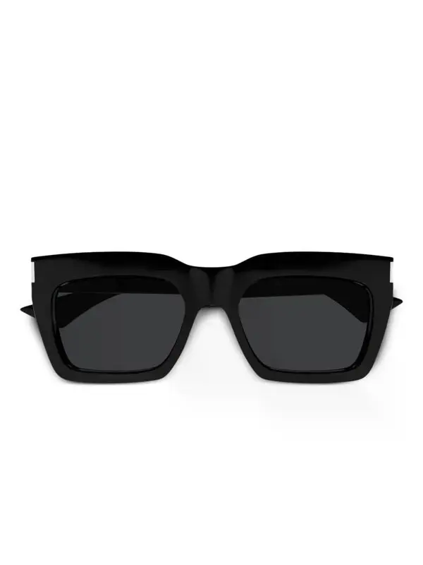 Saint Laurent Square Frame Sunglasses - Black