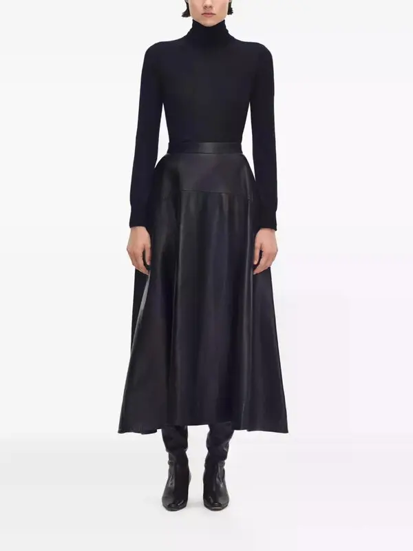 Adam Lippes Cody Skirt - Black