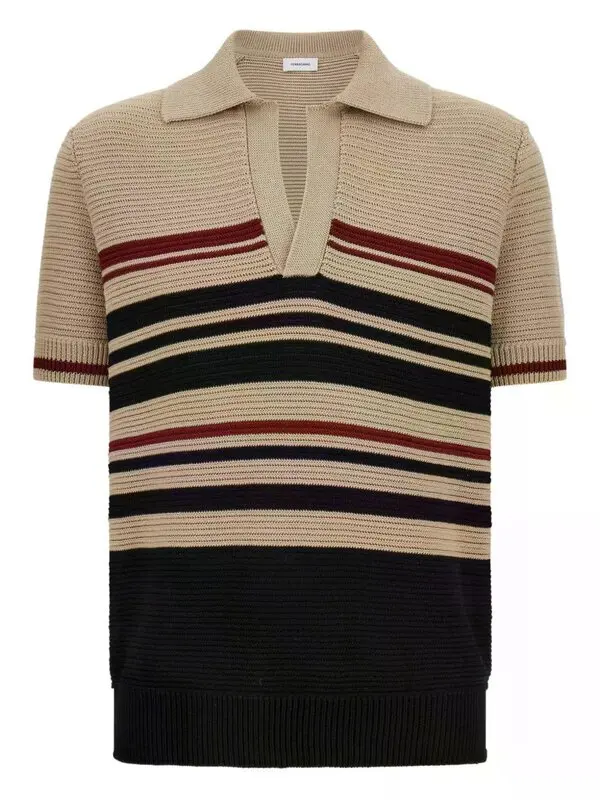 FERRAGAMO Cotton Knit Polo Shirt