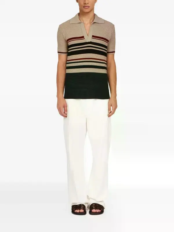 FERRAGAMO Cotton Knit Polo Shirt