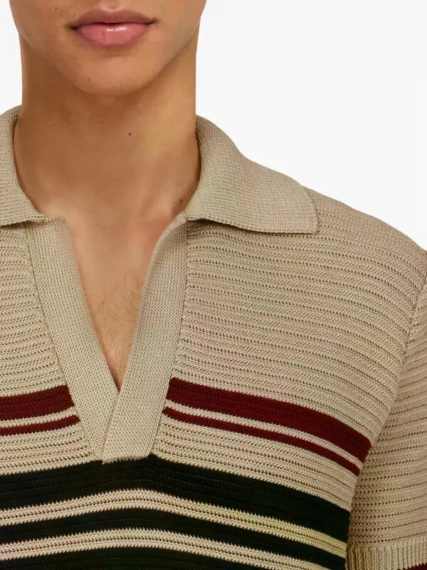 FERRAGAMO Cotton Knit Polo Shirt
