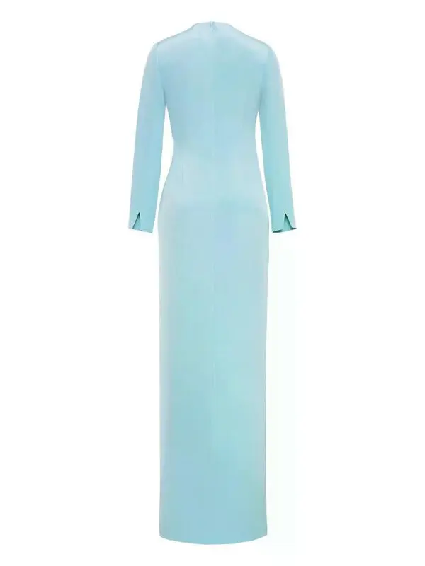 Adam Lippes Draped Maxi Dress - Blue