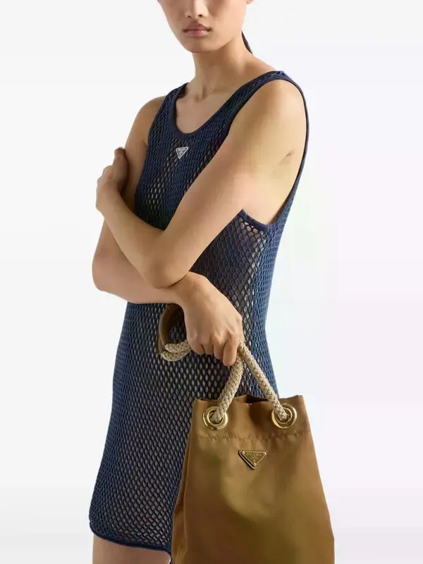 Prada Mesh Mini Dress