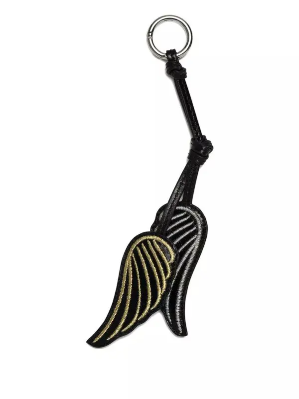 Zadig&Voltaire Rock Feather Keyring - Black