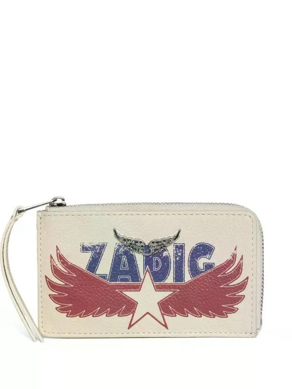 Zadig&Voltaire Gl America Card Holder - Neutrals