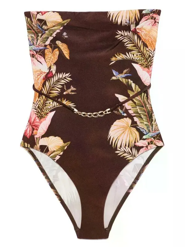 Zimmermann Ascension One-piece Swimsuit - Brown