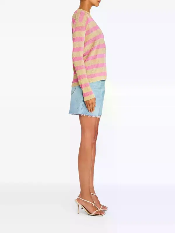 SEROYA Sabrina Boyfriend Denim Shorts - Blue