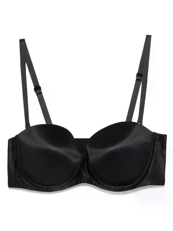 Wolford Sheer Bandeau Bra - Black