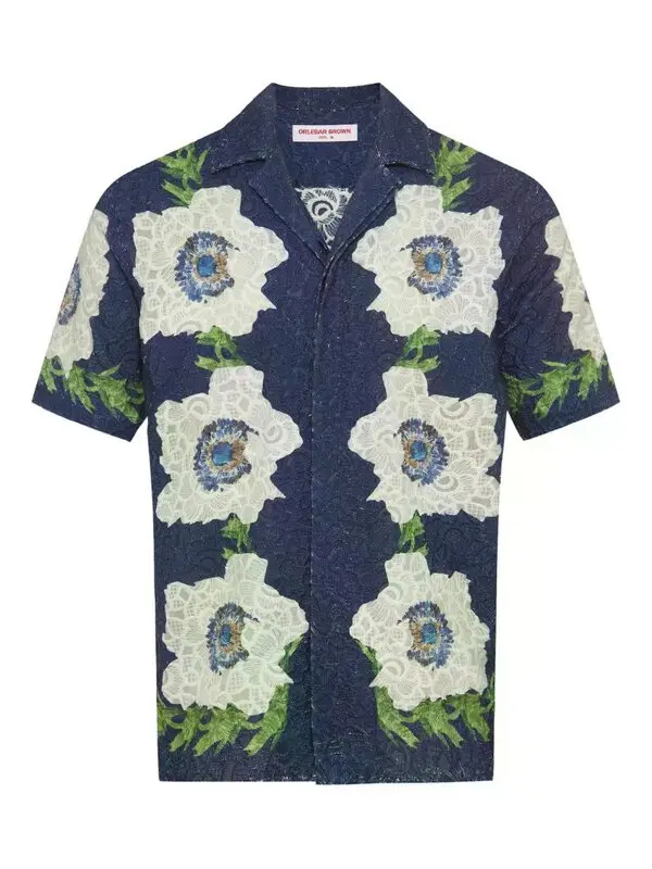 Orlebar Brown Maitan Shirt - Blue