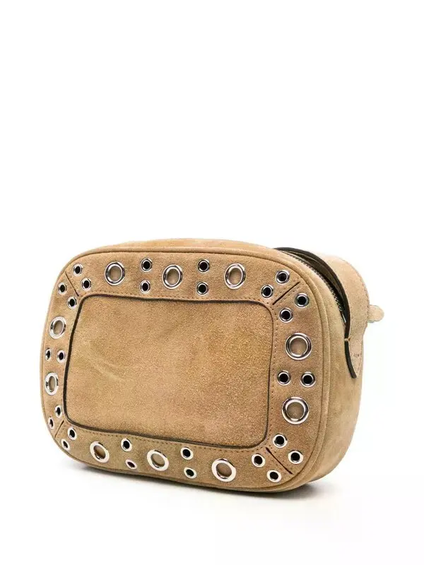 Valentino Garavani Nellcote Suede Shoulder Bag - Neutrals