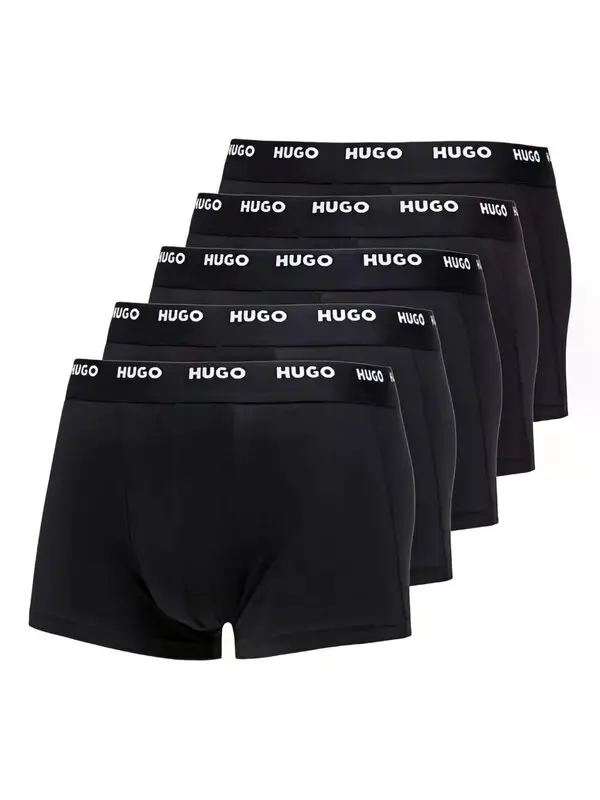 Hugo Logo-waistband Boxers - Black