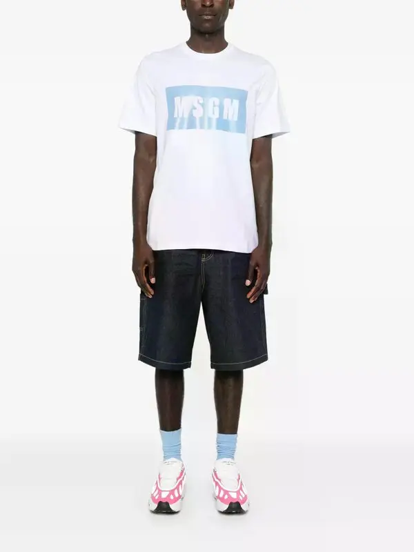 MSGM Logo-print T-shirt
