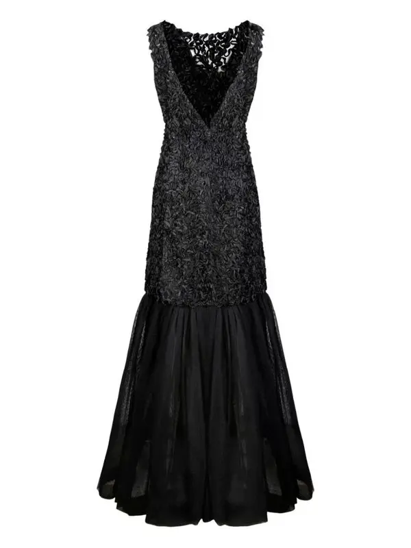 Alberta Ferretti Ruffled Gown