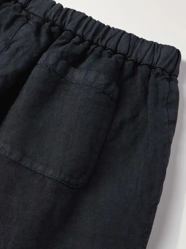 Boglioli Straight-leg Linen Shorts