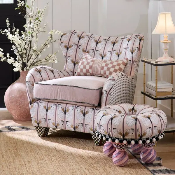 MACKENZIE-CHILDS Eternity Accent Chair