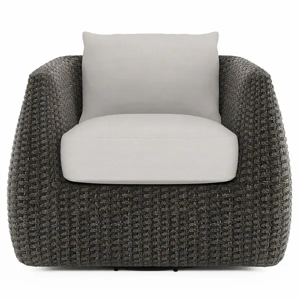 BERNHARDT Sarene Swivel Chair - Dark Thatch/-