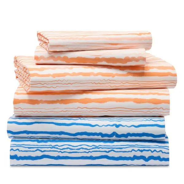 CONIGLIO PALM BEACH Cabana Stripe Sheet Set - Cabana Stripe Orange