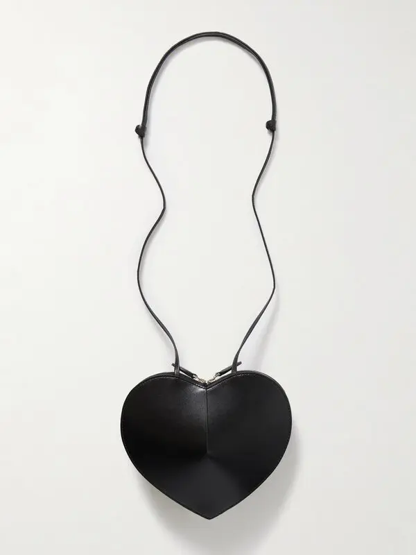 Alaïa Le Coeur Leather Shoulder Bag - Black