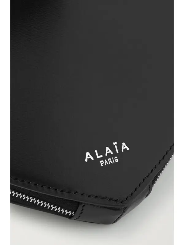 Alaïa Le Coeur Leather Shoulder Bag - Black