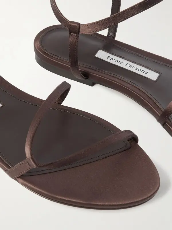 EMME PARSONS Loop Satin Sandals