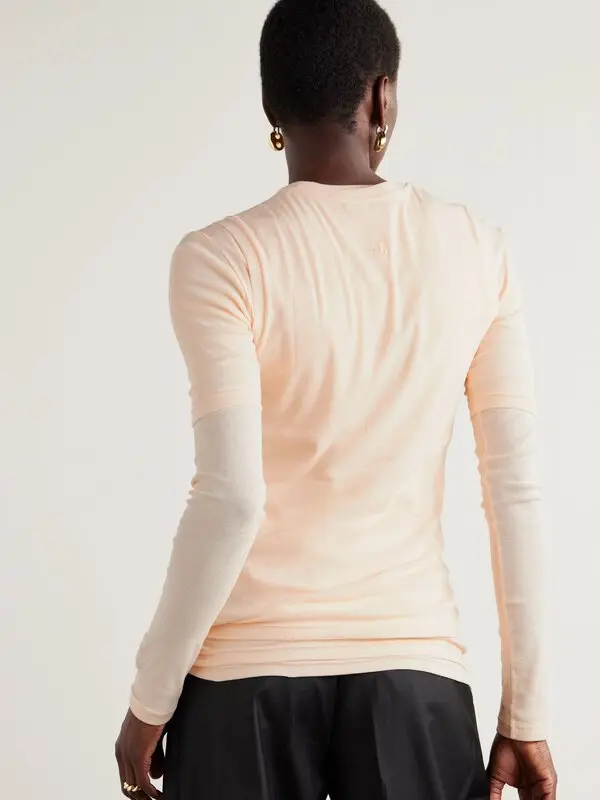 JIL SANDER Set Of Three Cotton-jersey Tops