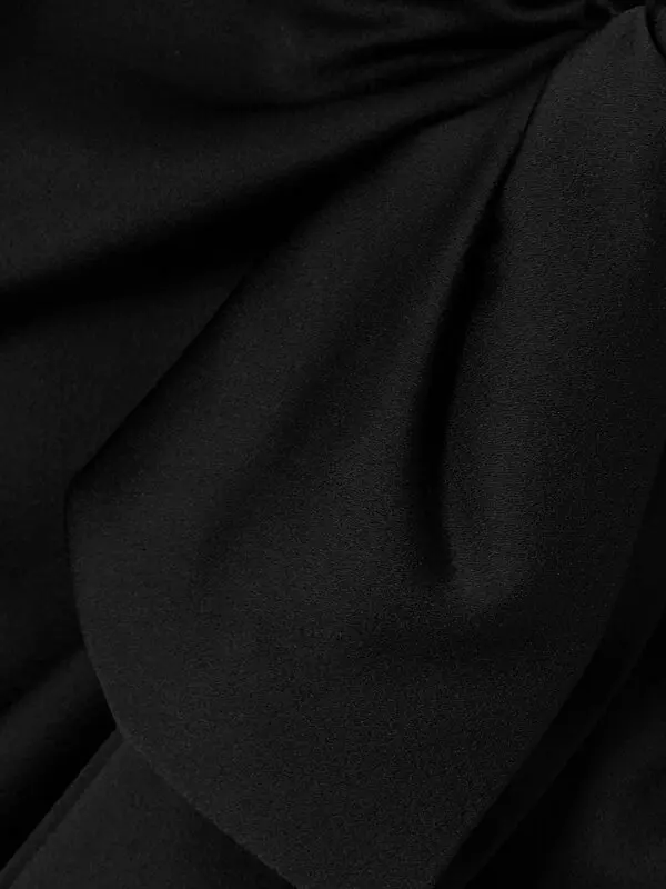 Stella McCartney Wrap-effect Draped Satin Midi Skirt