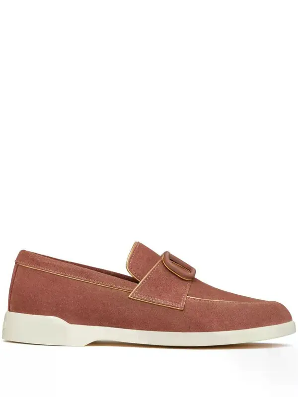 Valentino Garavani Leisure Flows Leather Loafers
