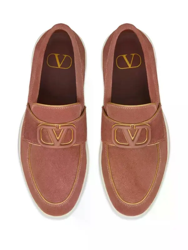 Valentino Garavani Leisure Flows Leather Loafers