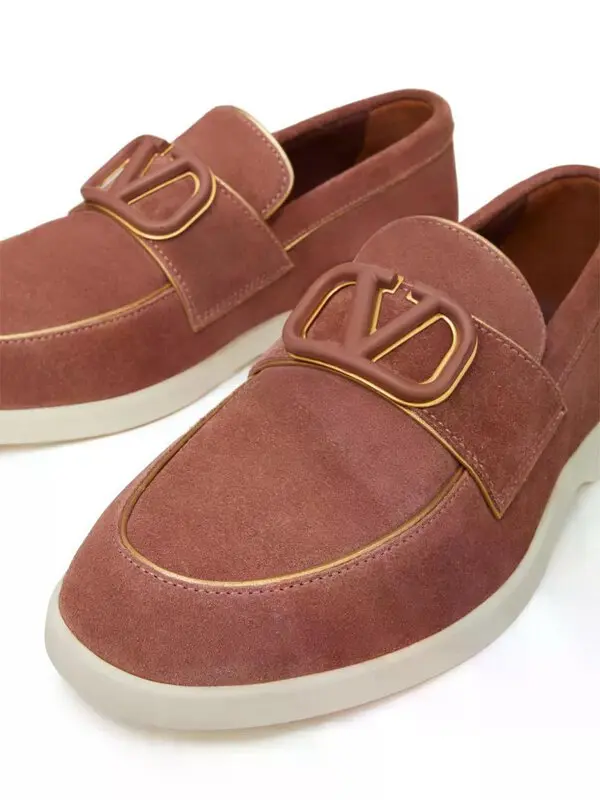 Valentino Garavani Leisure Flows Leather Loafers