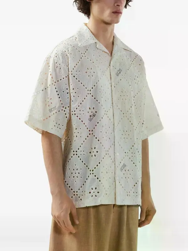 Gcds Broderie-anglaise Shirt