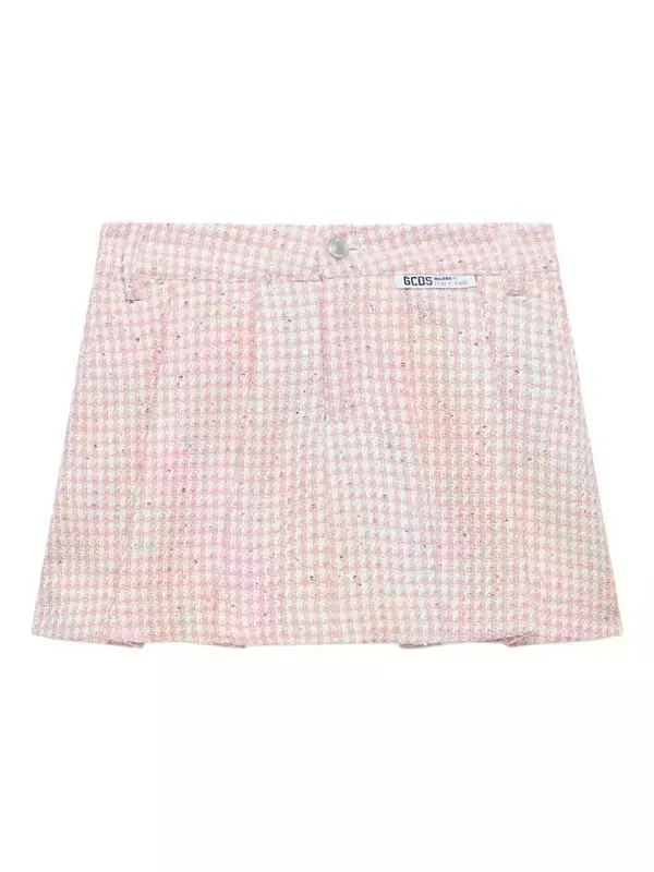 Gcds Pleated Mini Skirt