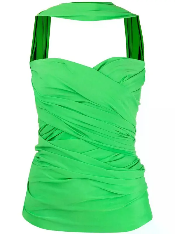 Balenciaga Wrap-style Bustier Top