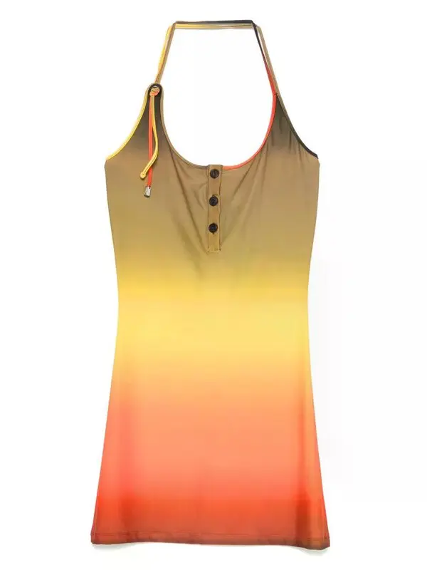 Attico Halterneck Mini Dress