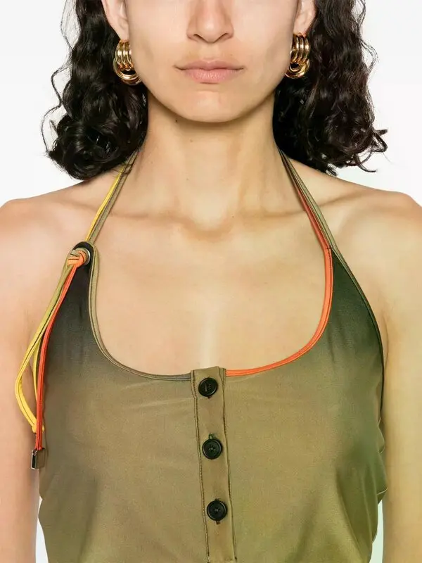 Attico Halterneck Mini Dress