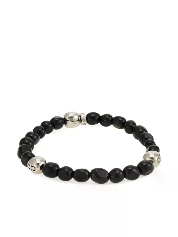 FERRAGAMO Bead-embellished Bracelet - Silver