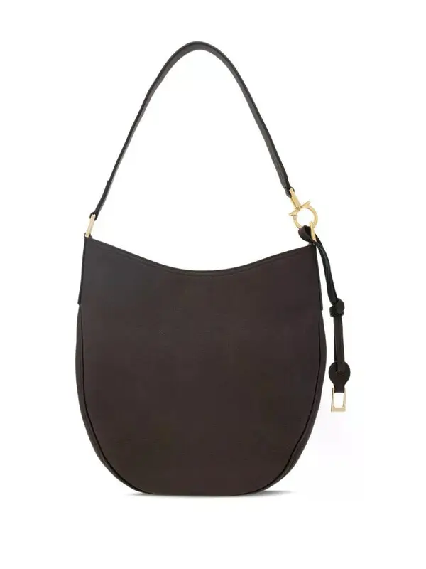 FERRAGAMO Leather Shoulder Bag - Brown