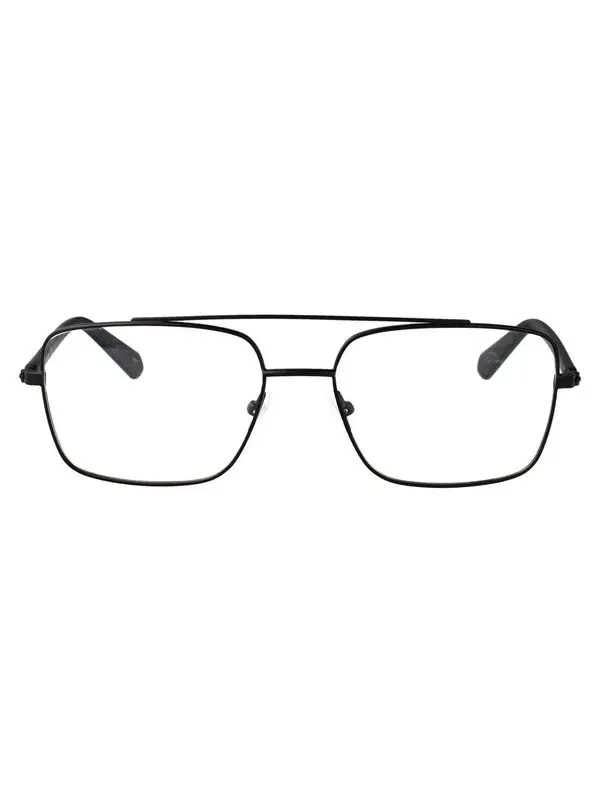 Calvin Klein Rectangle Eyeglasses - Matte Black