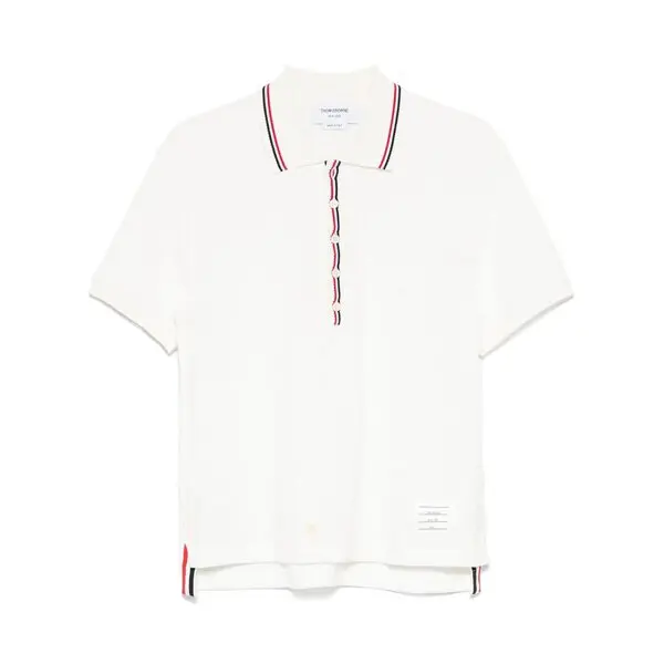Thom Browne Front Button Placket Sweater - Beige