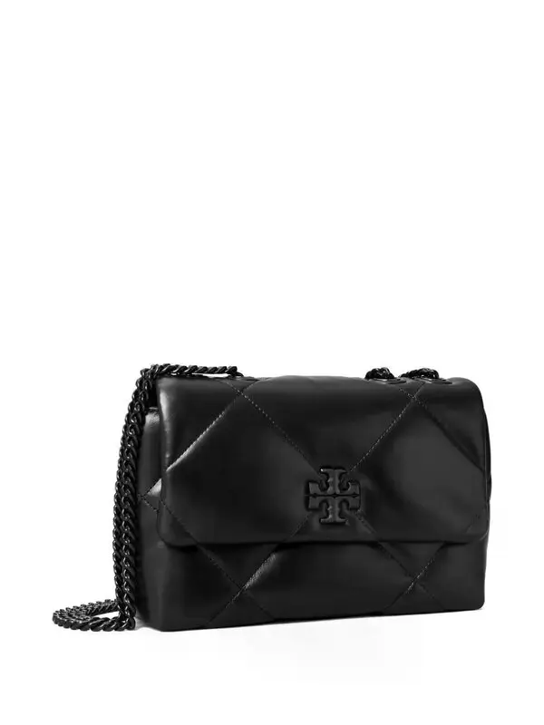 Tory Burch Kira Quilted Leather Shoulder Bag - Black