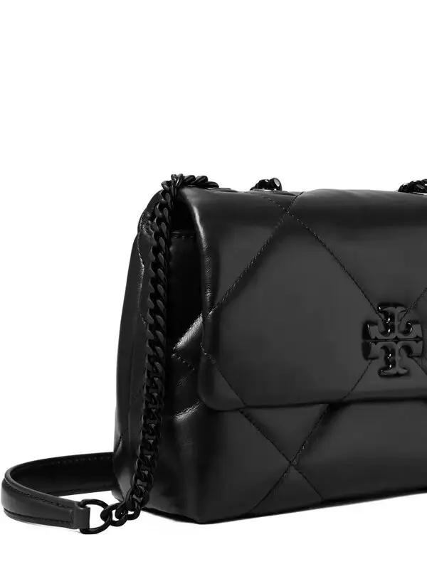 Tory Burch Kira Quilted Leather Shoulder Bag - Black