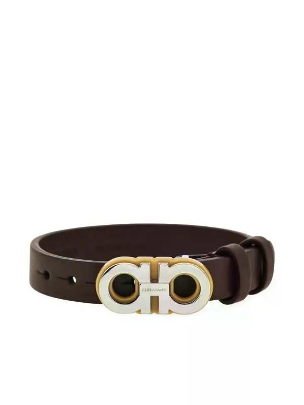 FERRAGAMO Double Gancini Bracelet - Gold
