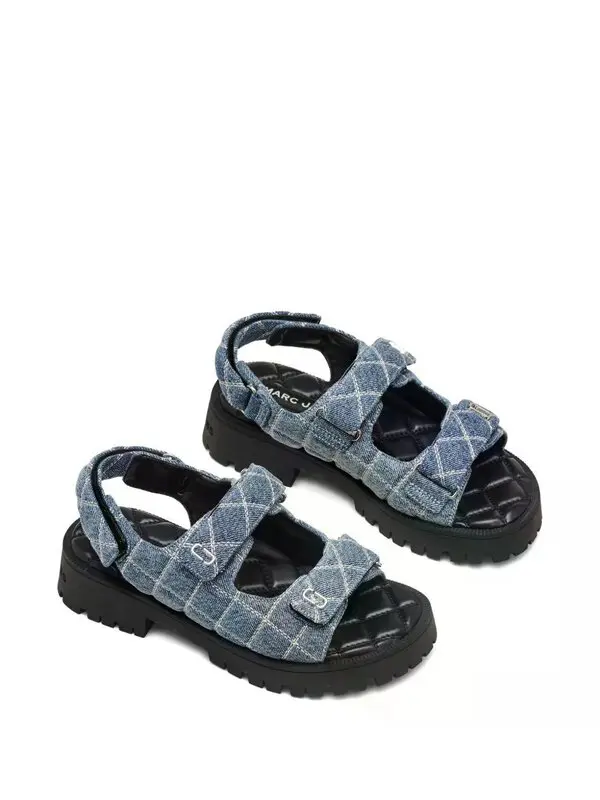 Marc Jacobs The Quilted Denim Sandals
