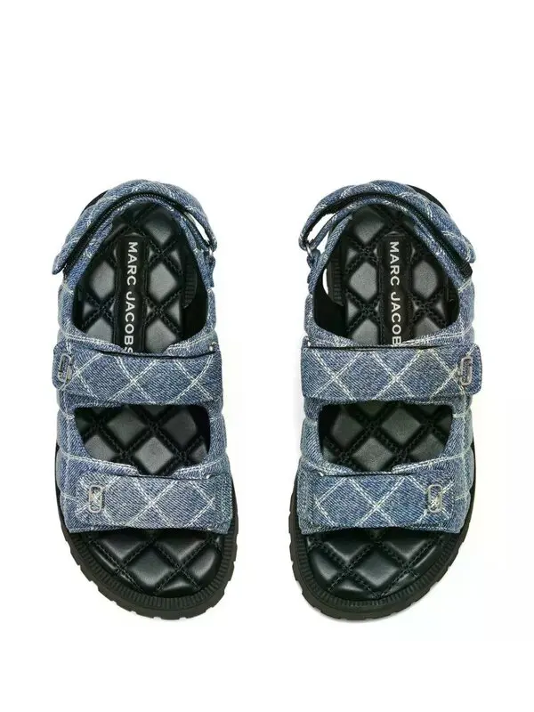 Marc Jacobs The Quilted Denim Sandals