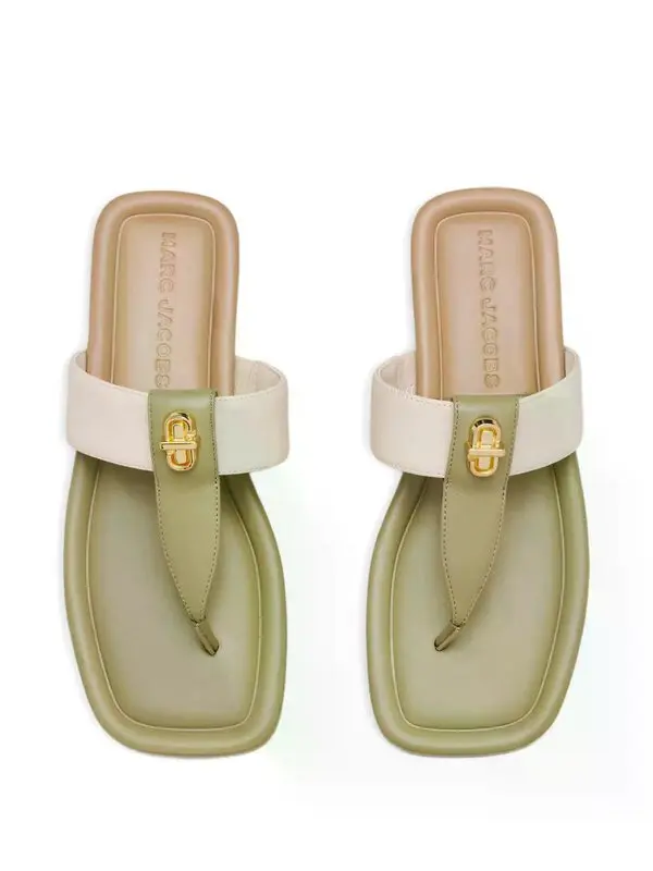 Marc Jacobs Colorblock Leather Sandals