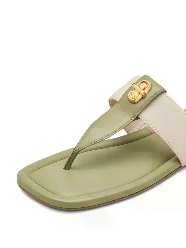 Marc Jacobs Colorblock Leather Sandals