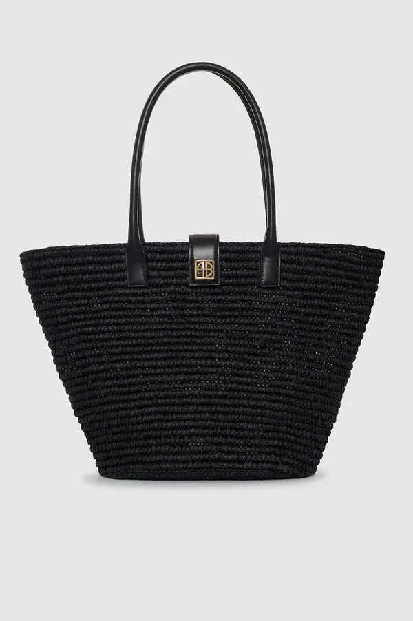 ANINE BING Lou Monogram Tote