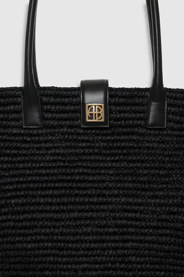 ANINE BING Lou Monogram Tote